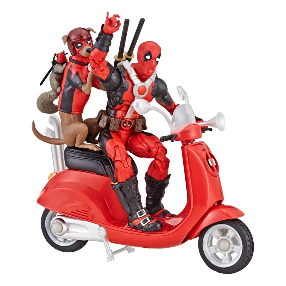 Deadpool Corps Marvel Legends Vehicle with Figure Deadpool w/ Scooter ...