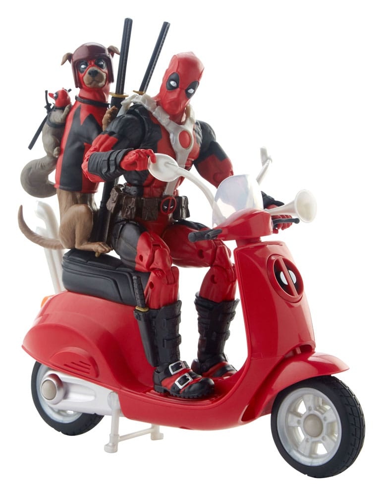 Deadpool Corps Marvel Legends Vehicle with Figure Deadpool w/ Scooter ...
