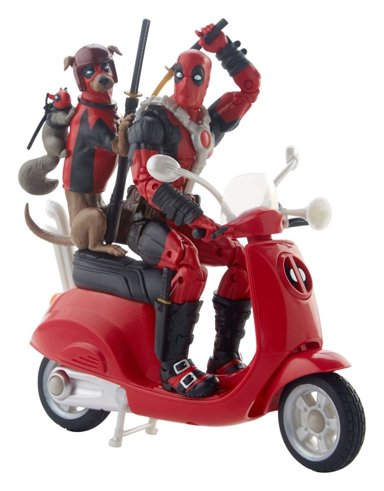 Deadpool Corps Marvel Legends Vehicle with Figure Deadpool w/ Scooter ...