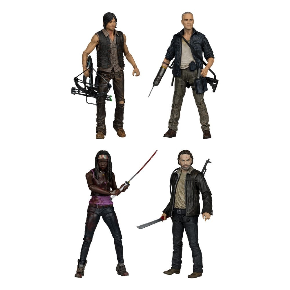 The Walking Dead Action Figures 13 cm Wave 1 Assortment (4) - The Movie ...