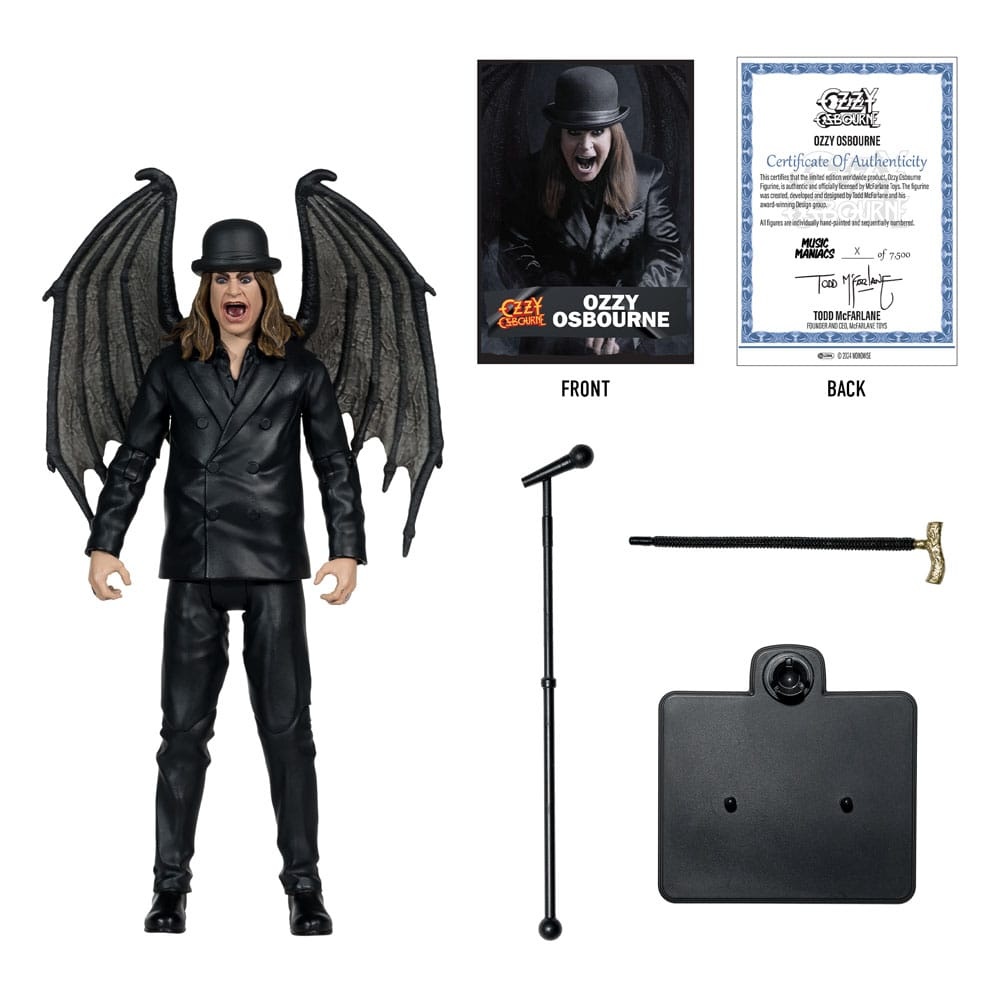 Metal Music Maniacs Action Figure Ozzy Osbourne 15 cm - The Movie Store
