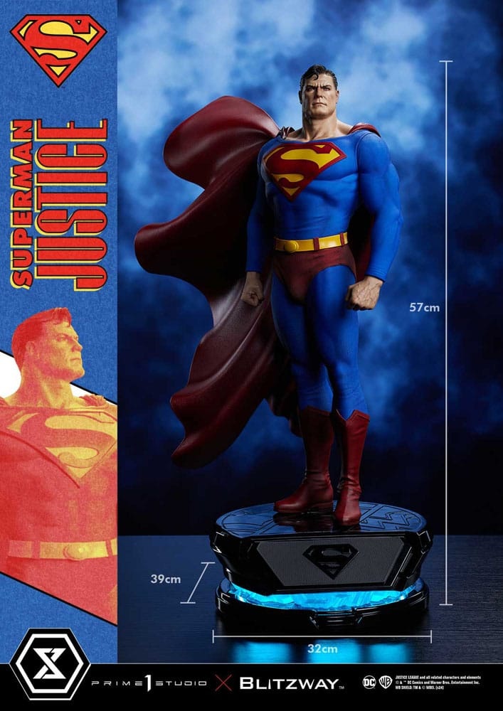 DC Comics Premium Masterline Series Statue 1/4 Superman Justice Comics ...