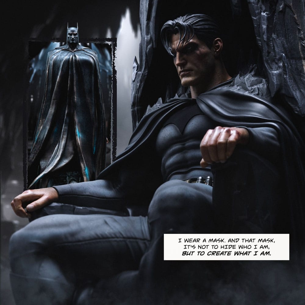 DC Comics Legacy Replica Statue 1/4 Batman and Bruce Wayne 79 cm - The ...