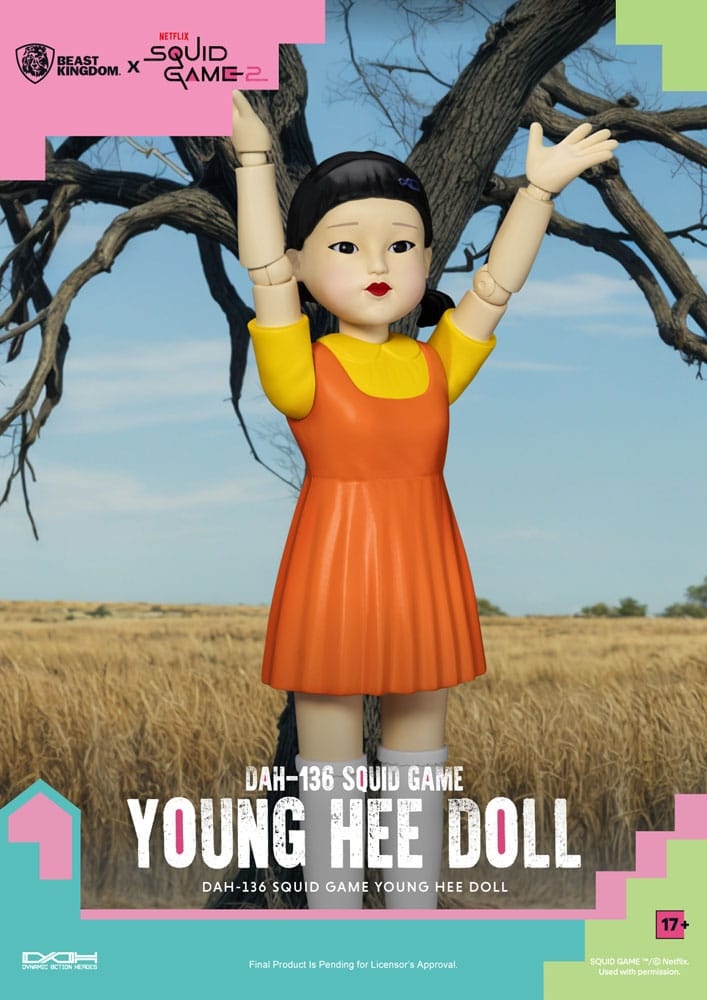 Squid Game Action Figure with Sound Young Hee Doll 30 cm - The Movie Store