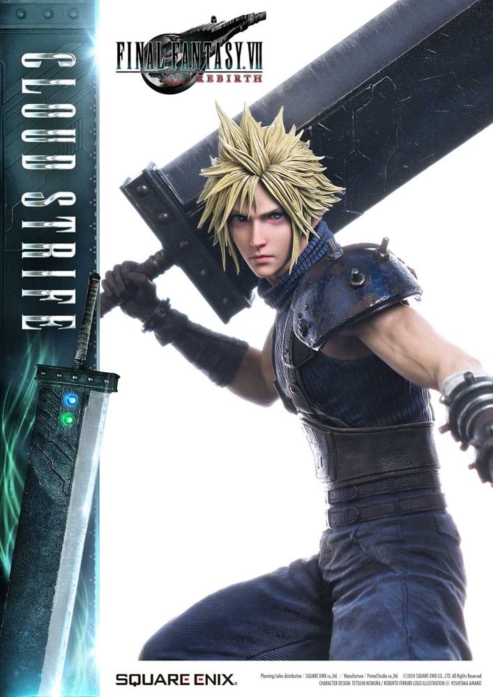Final Fantasy VII Rebirth Statue 1/4 Cloud Strife 68 cm - The Movie Store