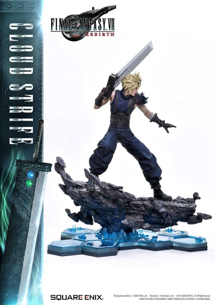 Final Fantasy VII Rebirth Statue 1/4 Cloud Strife 68 cm - The Movie Store