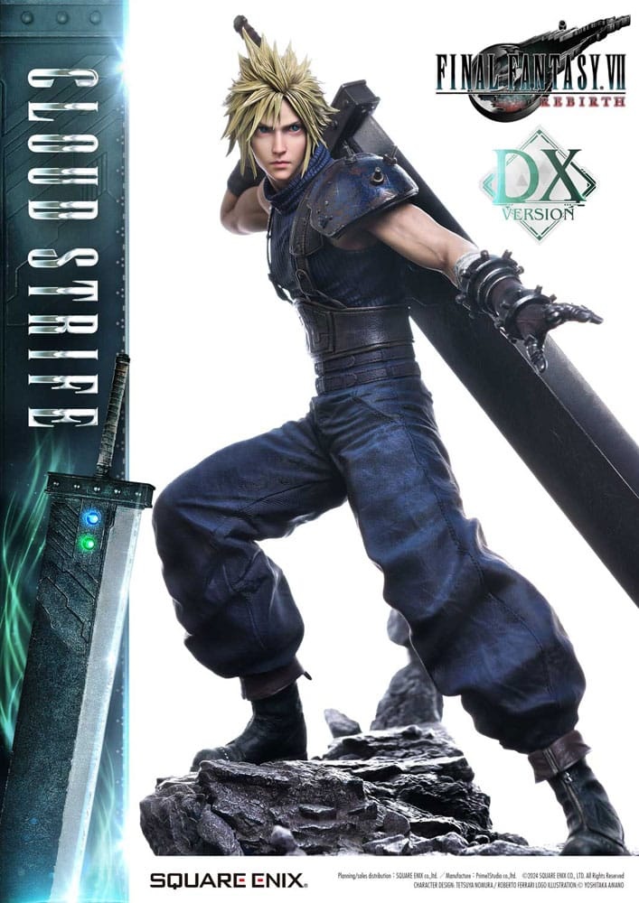 Final Fantasy VII Rebirth Statue 1/4 Cloud Strife Deluxe Ver. 68 cm ...