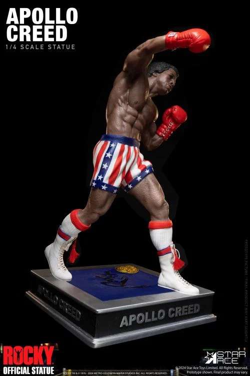 Apollo Creed Epic Fight 1/4 Scale Statue - The Movie Store
