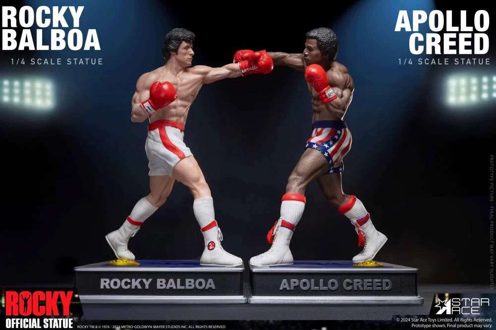 Apollo Creed Epic Fight 1/4 Scale Statue - The Movie Store