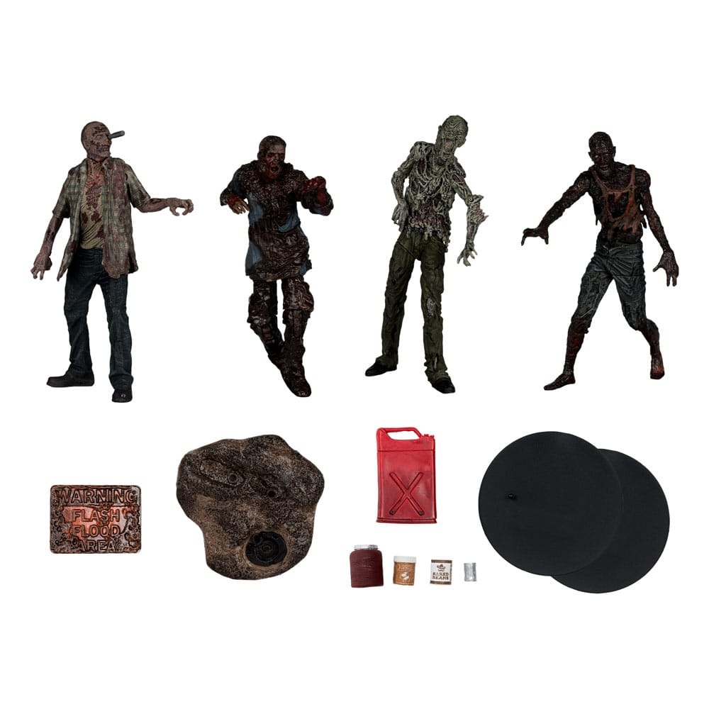 The Walking Dead Action Figures 4-Pack Walkers 13 cm - The Movie Store