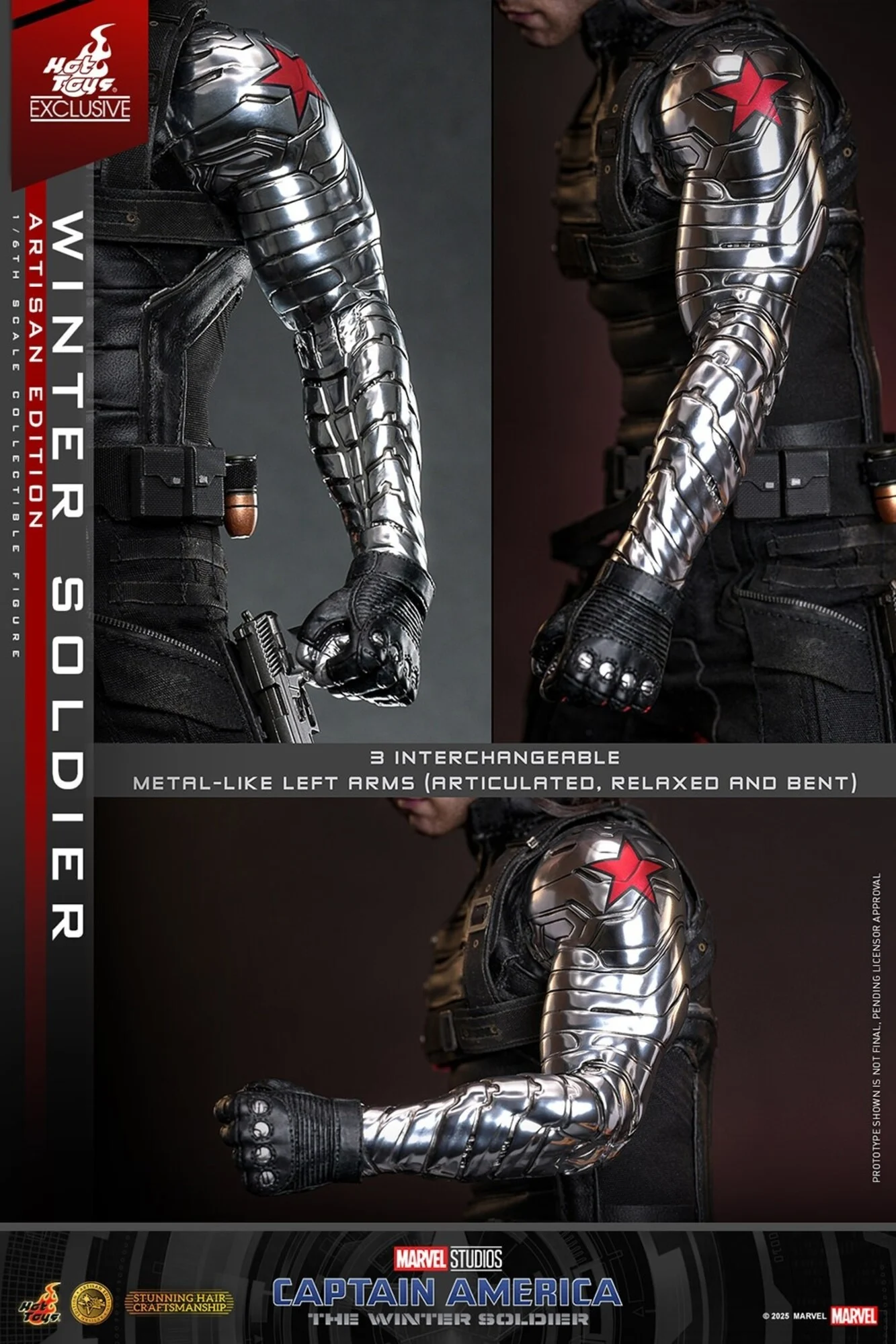 Captain America: The Winter Soldier Action Figure 1/6 Winter Soldier ...