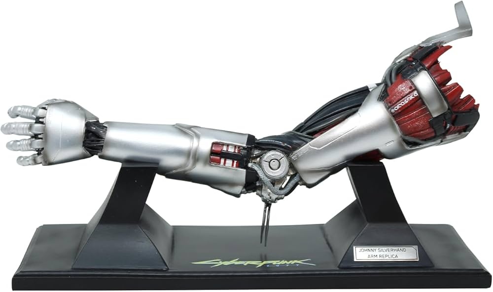 Cyberpunk: Edgerunners Replica Silverhand Arm 30 cm - The Movie Store