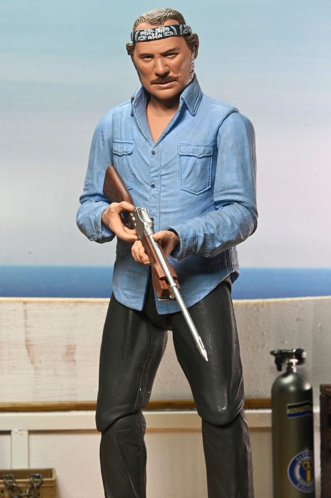 Jaws Action Figure Ultimate Sam Quint 50th Anniversary Figure 18 cm ...