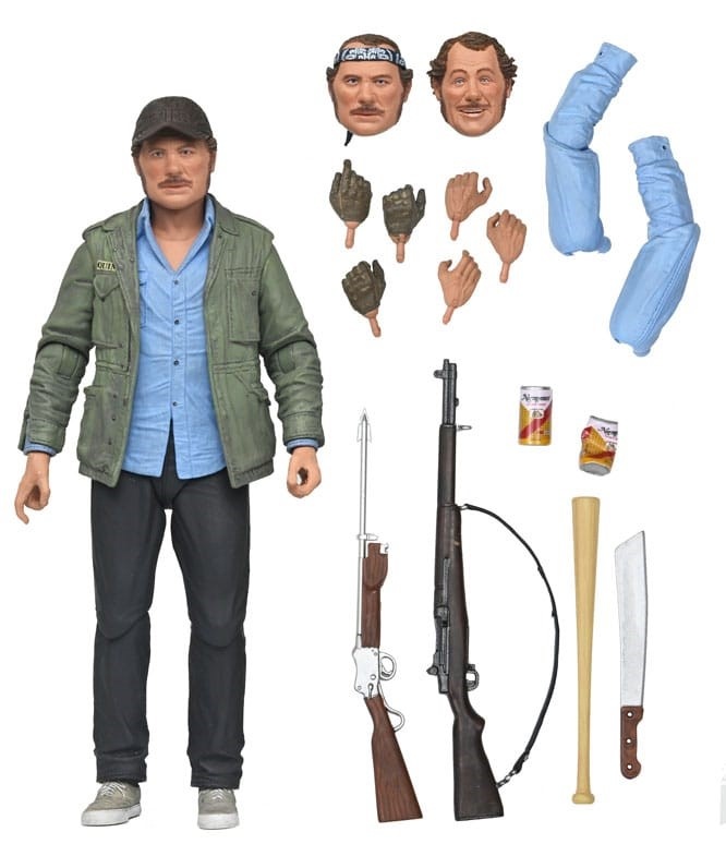 Jaws Action Figure Ultimate Sam Quint 50th Anniversary Figure 18 cm ...