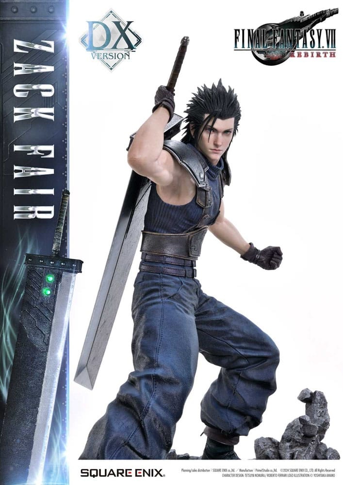 Final Fantasy VII Rebirth Statue 1/4 Zack Fair Deluxe Ver. 57 cm - The ...