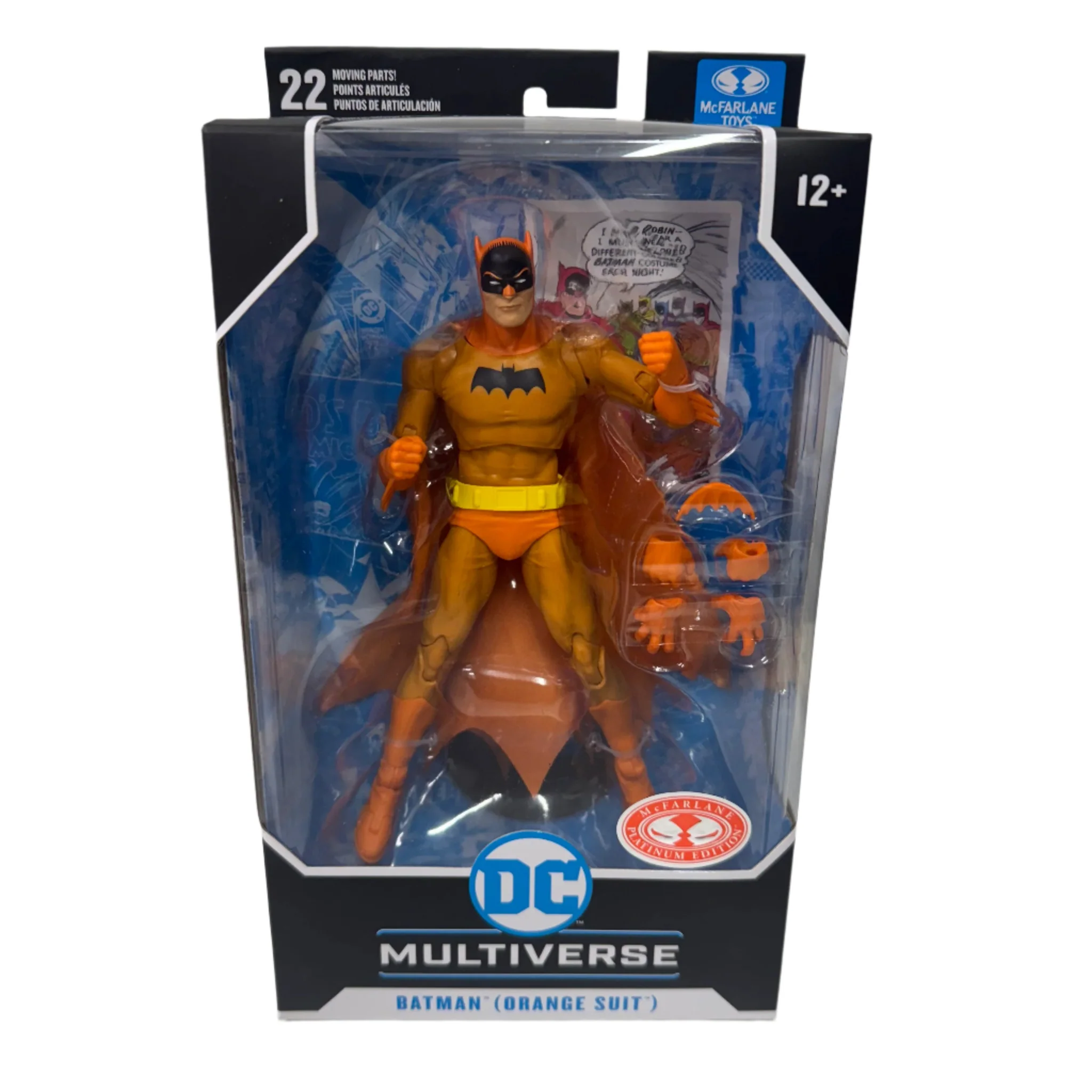 DC Multiverse Batman Orange Suit (Red Platinum) Action Figure 18cm ...