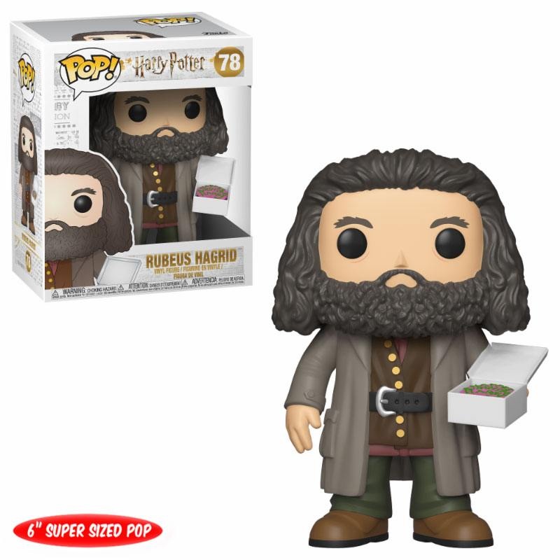 Harry Potter Super Sized POP! Movies Vinyl Figure Hagrid with Cake 14 ...