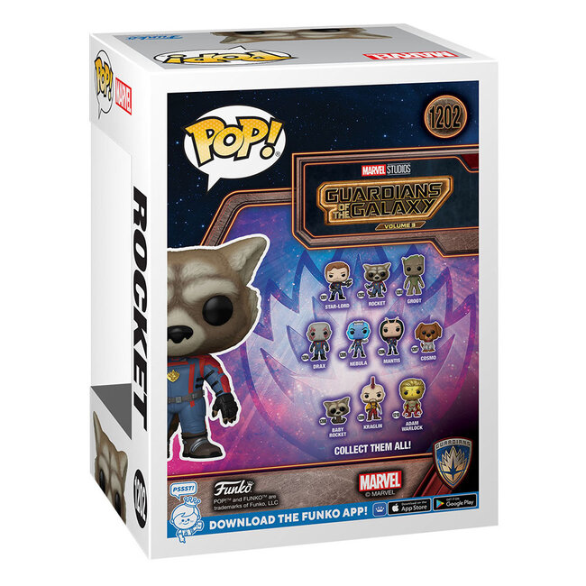 Guardians of the Galaxy Vol. 3 POP! Vinylfiguur Raket 9 cm - The Movie ...