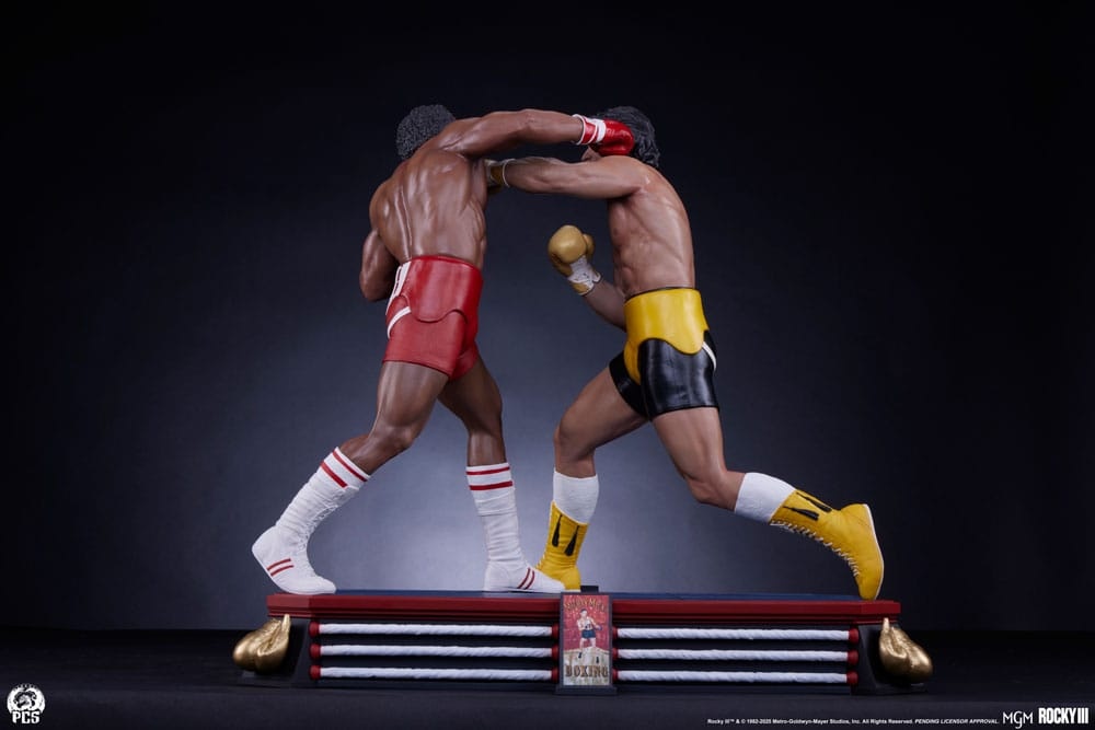Rocky III Diorama 1/4 Statue Rocky Balboa & Apollo Creed 48 cm - The ...