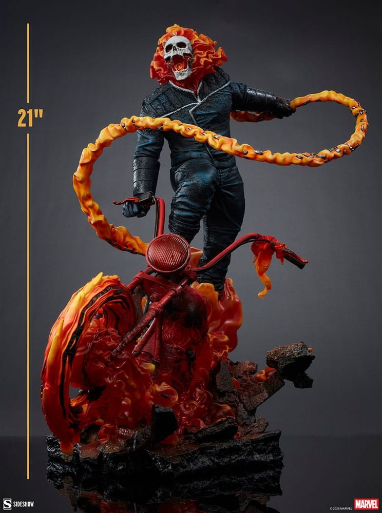 Marvel Premium Format Statue Ghost Rider (Classic-Variante) 53 cm - The ...