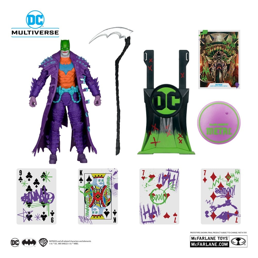 DC Multiverse Action Figure Batman Dark Nights: Death Metal Jokerized ...