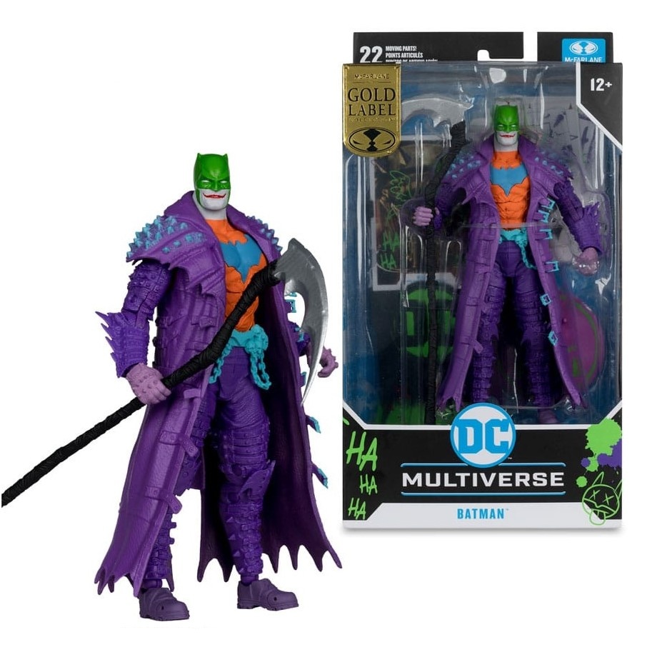 DC Multiverse Action Figure Batman Dark Nights: Death Metal Jokerized ...