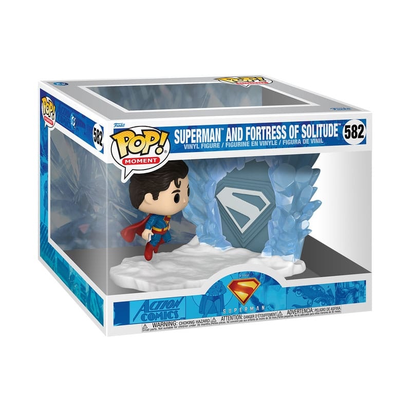 Superman (2025) POP Moments Vinyl Figures Superman and Fortress of ...