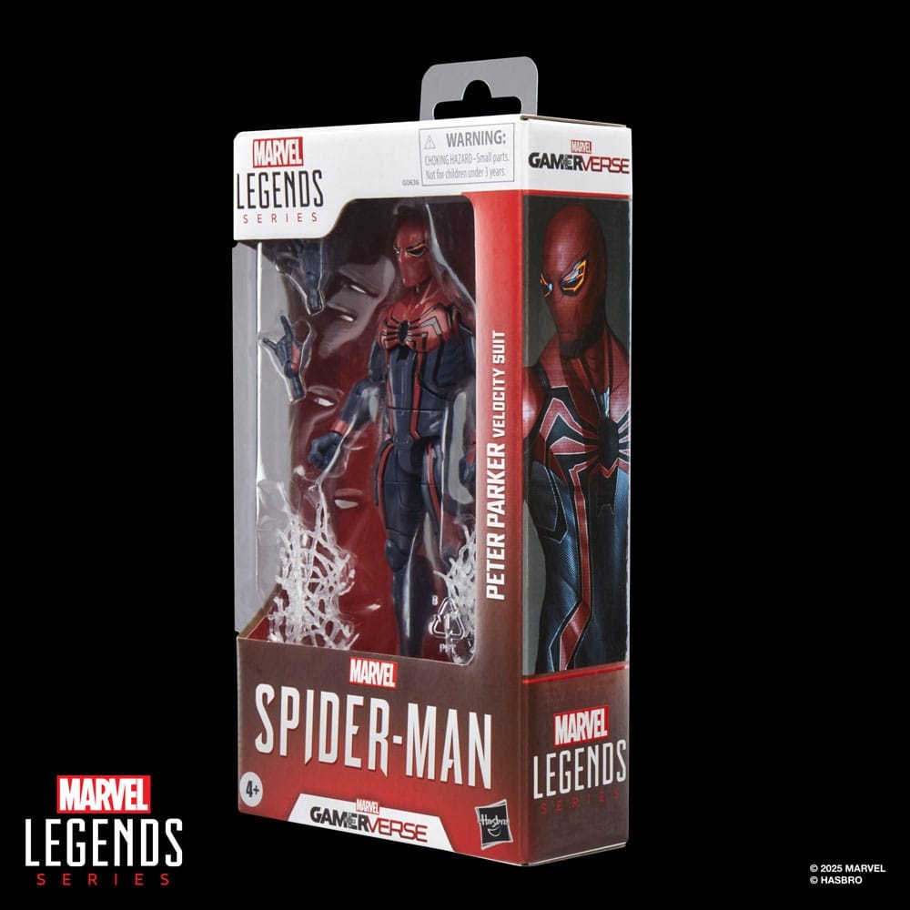 Spider-Man Marvel Legends Gamerverse AF Peter Parker Velocity Suit ...
