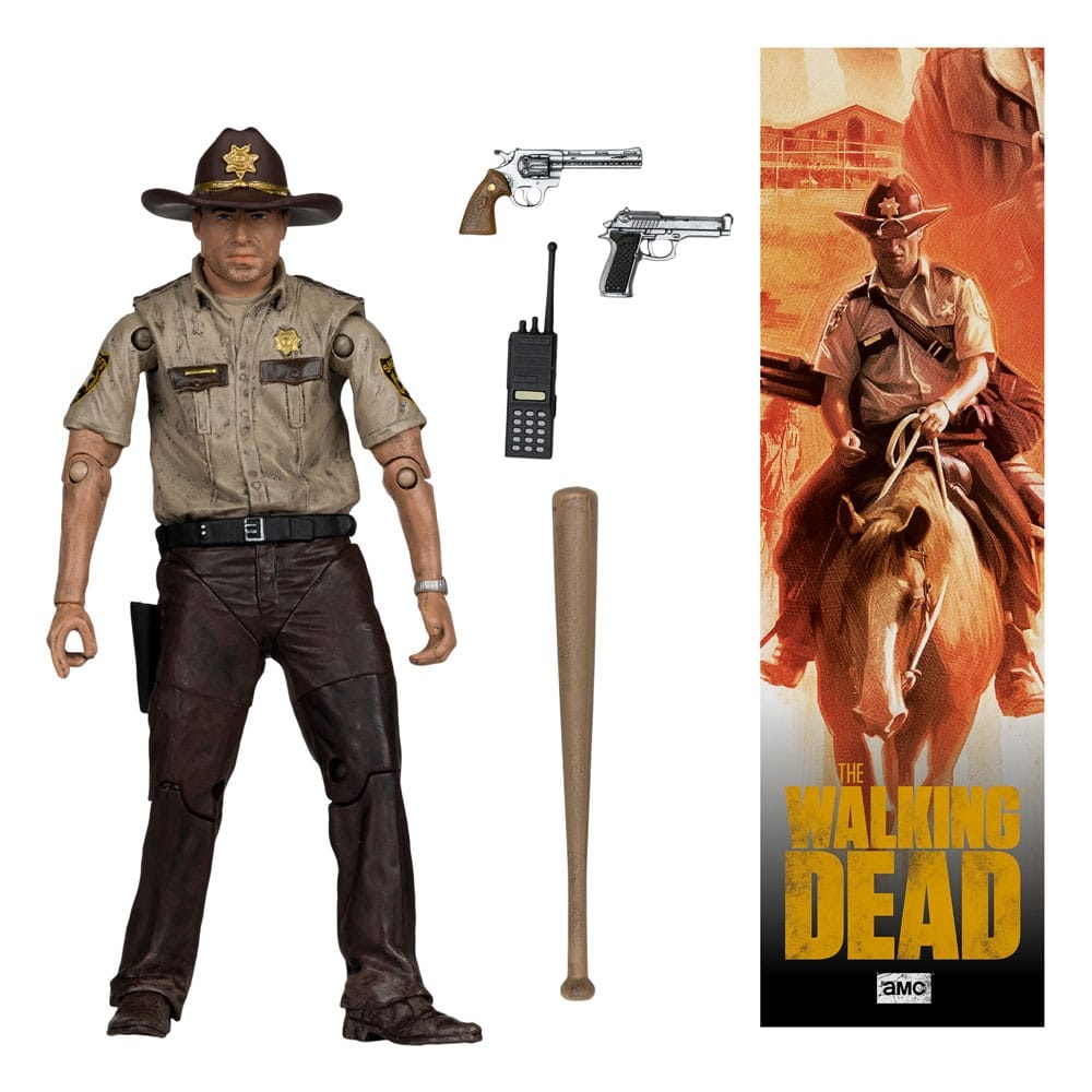 The Walking Dead Action Figure Rick Grimes (Season 1) 15 cm - The Movie ...
