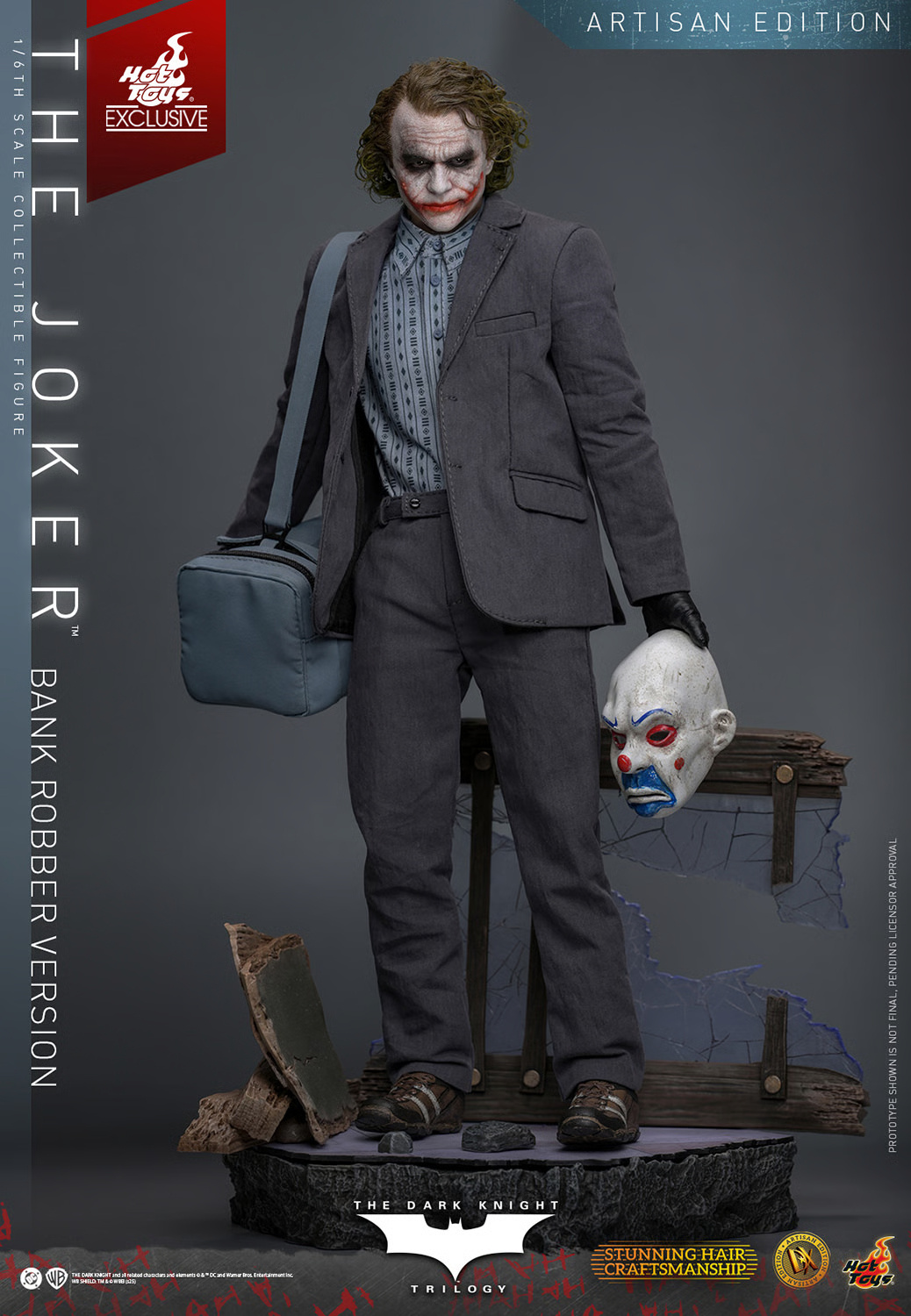 The Dark Knight DX Action Figure 1/6 The Joker (Bank Robber Version ...