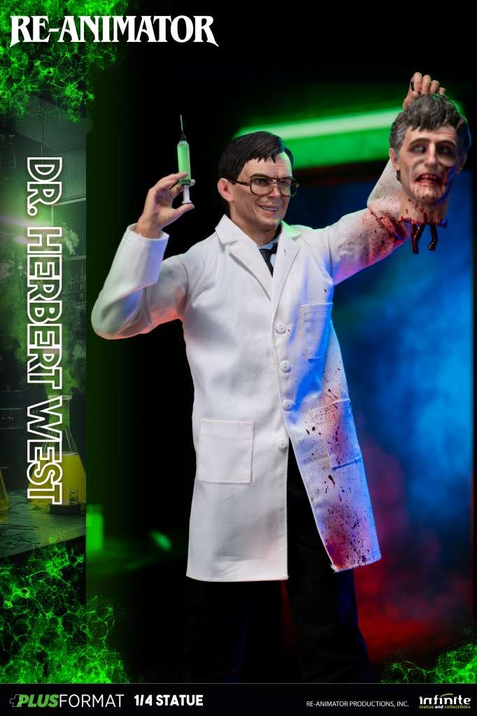 Re-Animator Dr. Herbert West 1/4 Plus Format Statue - The Movie Store