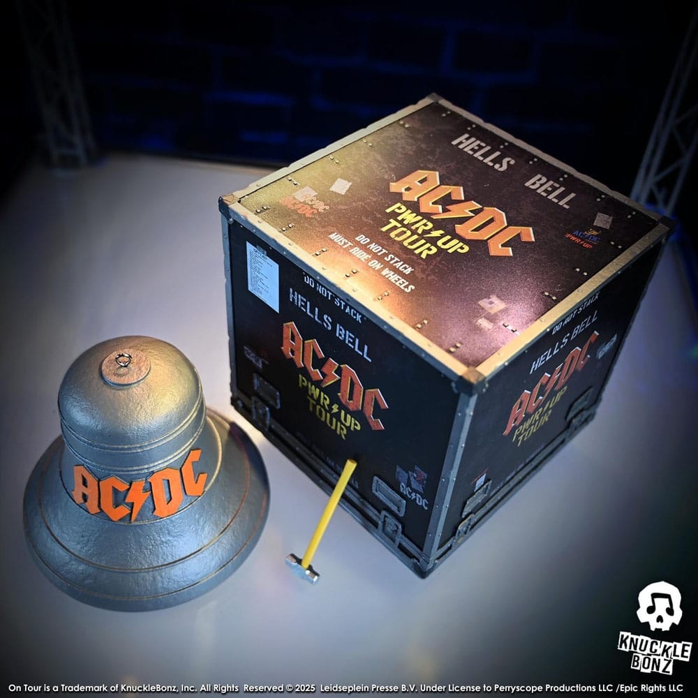 AC/DC Rock Ikonz On Tour Statue PWR UP Tour Hells Bell - The Movie Store