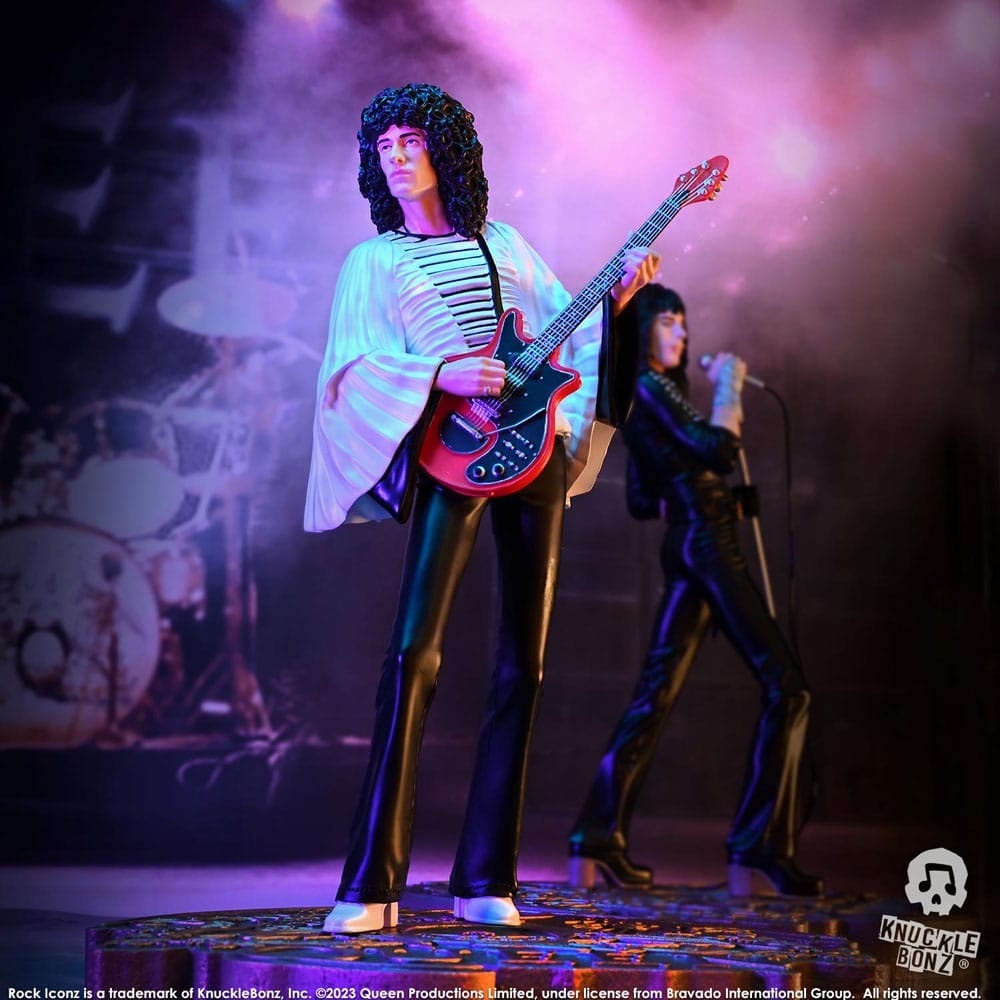 Queen Rock Iconz Statue Brian May II (Sheer Heart Attack Era) 23 cm ...