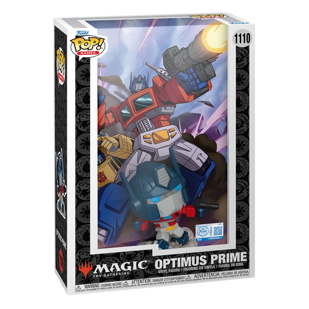 Transformers X MTG POP! Comic Covers Vinyl Figure Optimus Prime 9 cm ...