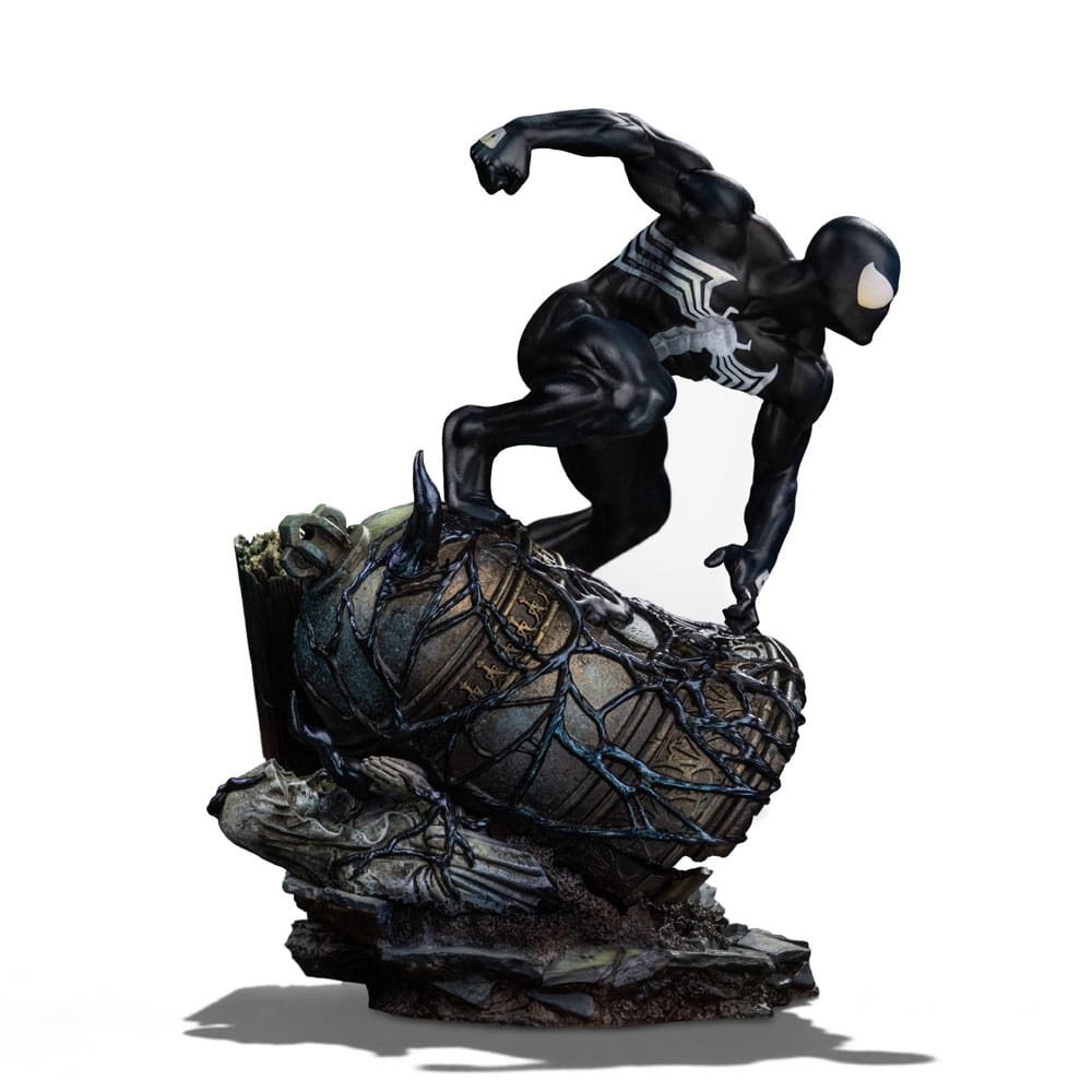 Marvel BDS Art Scale Statue 1/10 Spider-Man Black Costume 20 cm - The ...