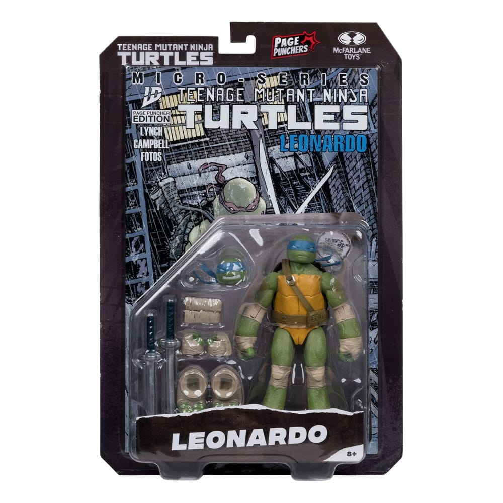 Teenage Mutant Ninja Turtles Page Punchers Action Figure Leonardo 13cm ...