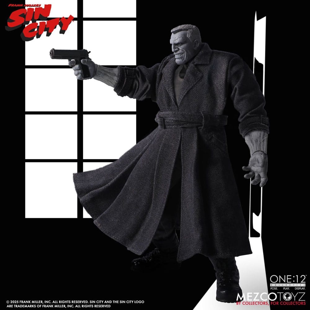 Sin City Action Figure 1/12 Marv 17 cm - The Movie Store