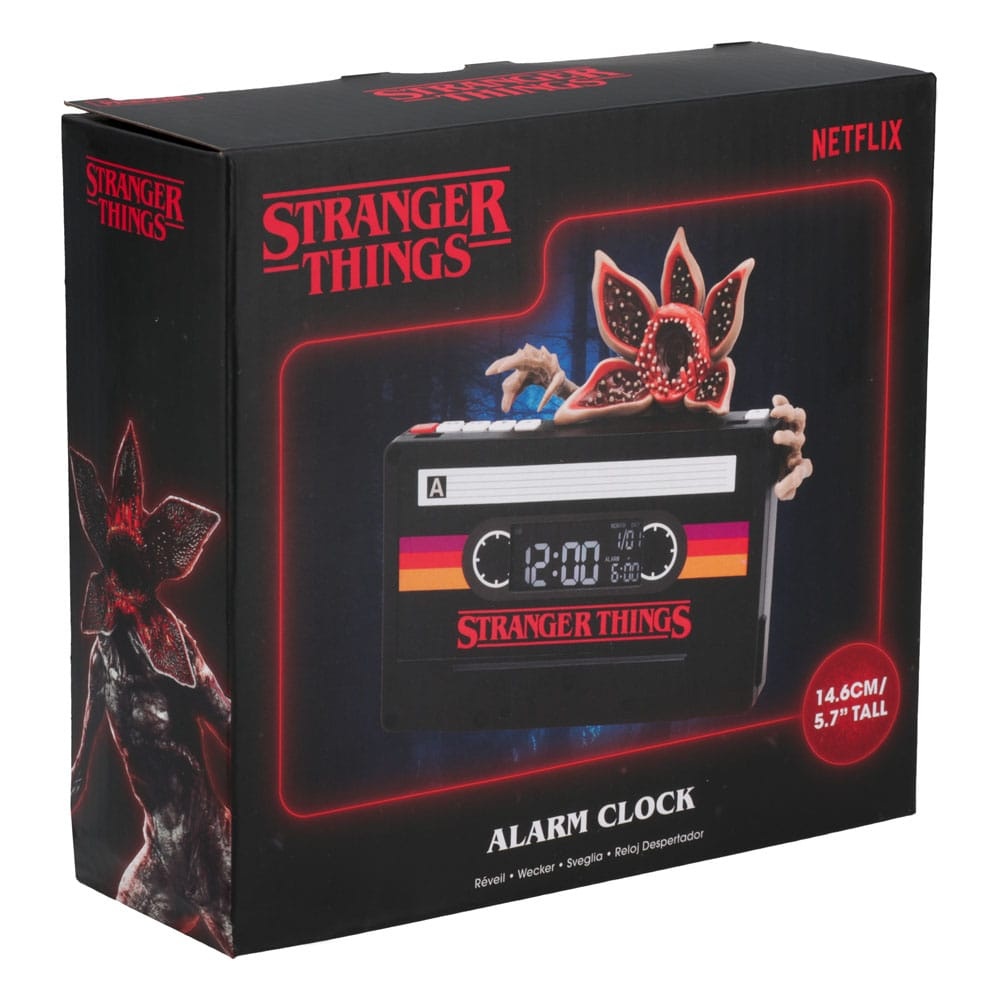 Stranger Things 5 Alarm Clock Demogorgon Cassette 15 cm - The Movie Store