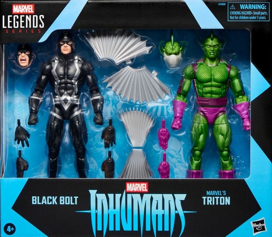 Inhumans Marvel Legends Action Figure 2-Pack Black Bolt & Triton - The ...