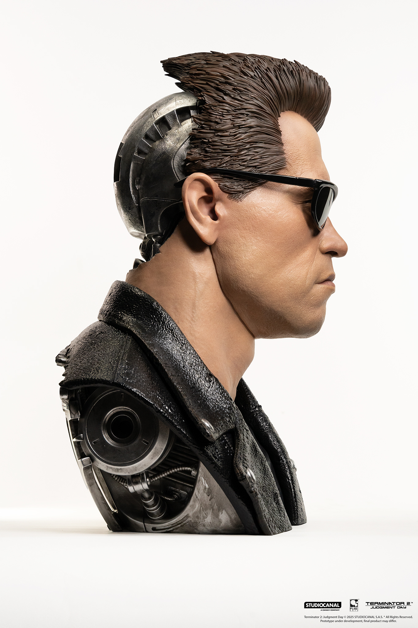 Terminator 2 Replica 1/1 Art Mask Bust T-800 Model 101 - The Movie Store