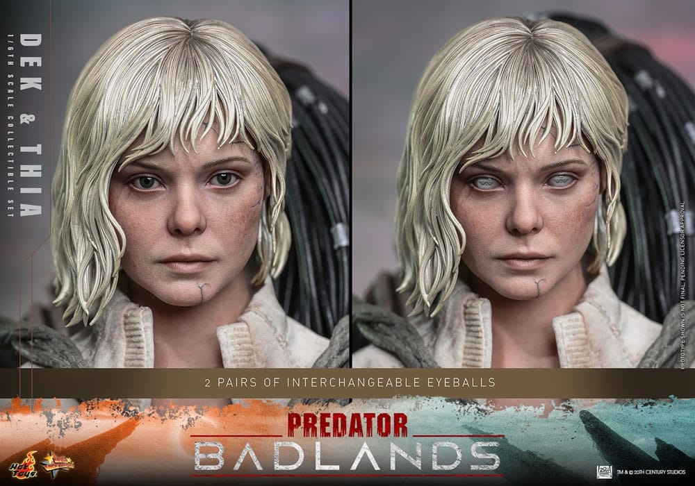 Predator: Badlands Movie Masterpiece Action Figure 1/6 Dek & Thia 30cm ...