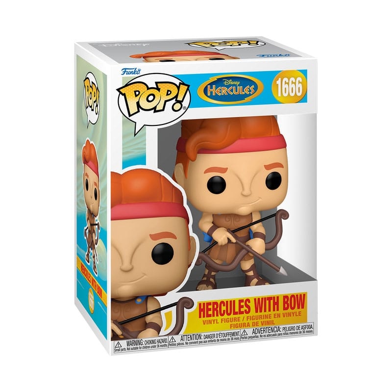 Hercules 25th Anniversary POP! Movies Vinyl Figure Hercules with Bow 9 ...