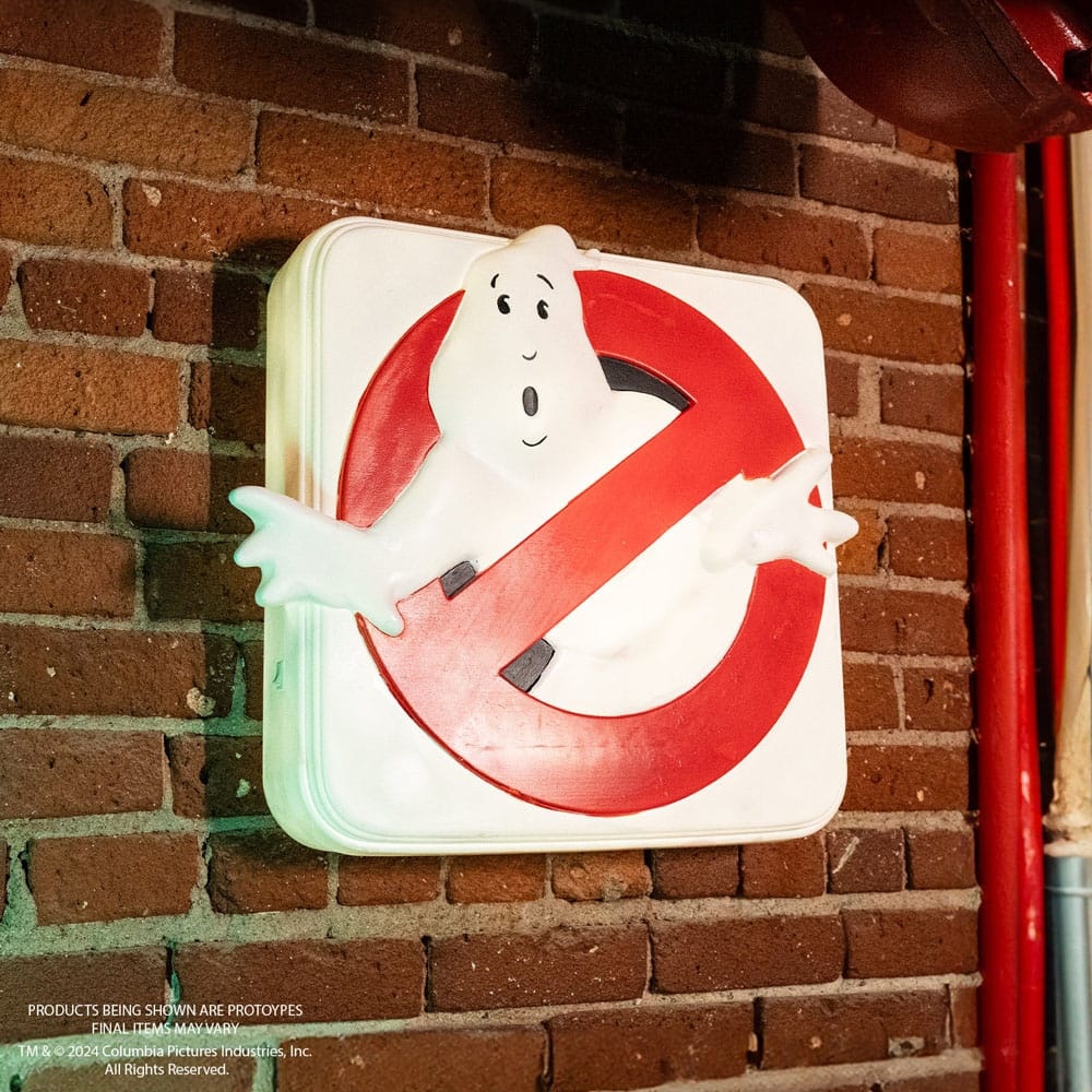 Ghostbusters LED Wall Lamp Light No Ghost Logo - The Movie Store