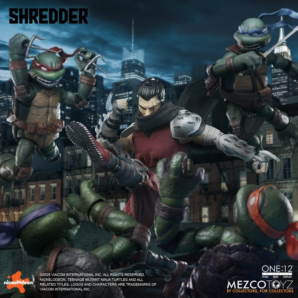 Teenage Mutant Ninja Turtles Figure 1/12 Shredder 17 cm - The Movie Store