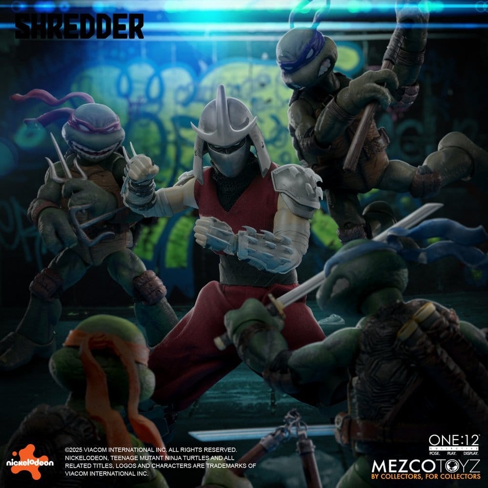 Teenage Mutant Ninja Turtles Figure 1/12 Shredder 17 cm - The Movie Store