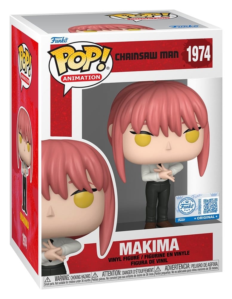Chainsaw Man POP! Animation Vinyl Figure Makima Exclusive Edition 9 cm ...
