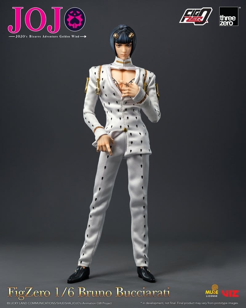 Jojo's Bizarre Adventure: Golden Wind FigZero Action Figure 1/6 Bruno ...
