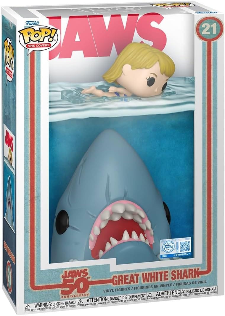 Jaws POP! Comic Cover Vinyl Figure Shark 9 cm - The Movie Store