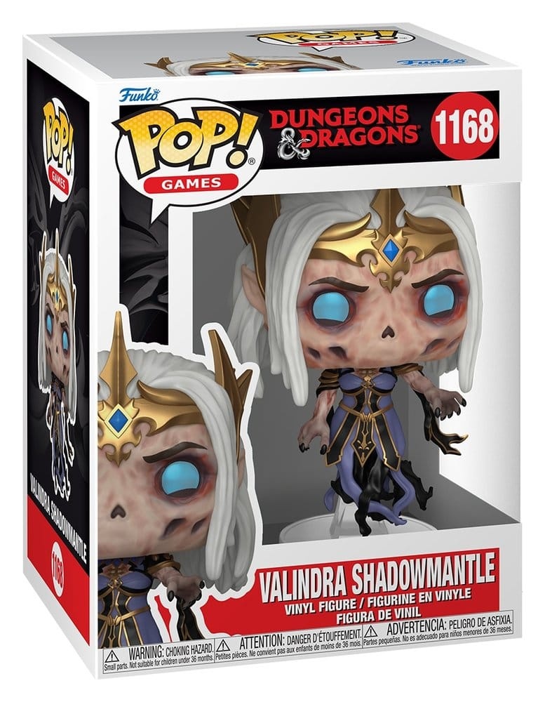 Dungeons & Dragons POP! Games Vinyl Figure Valindra Shadowmantle 9 cm ...