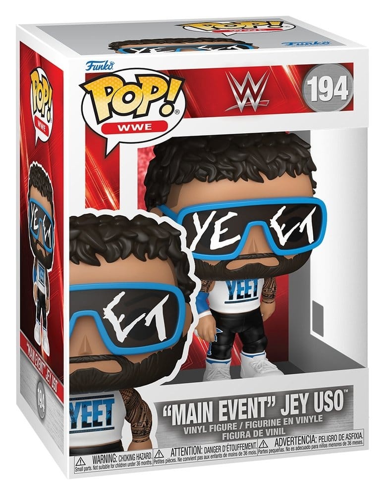 WWE POP! Vinyl Figure "Main Event" Jey Uso 9 cm - The Movie Store